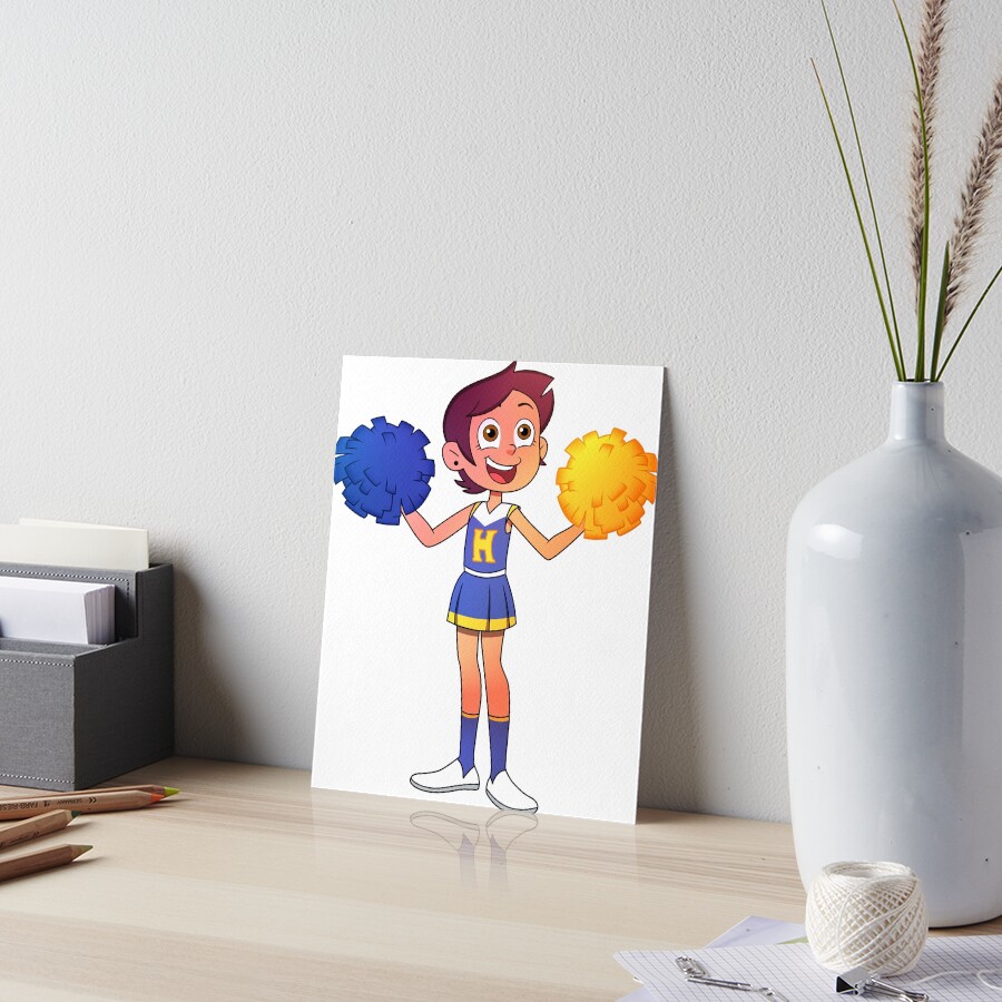 "Hexside Cheerleader Luz-The Owl house" Art Board Print for Sale by ...