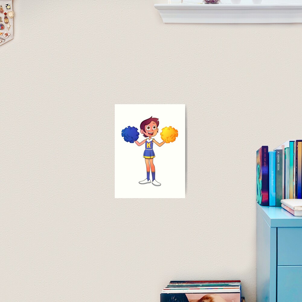 "Hexside Cheerleader Luz-The Owl house" Art Print by towychico | Redbubble