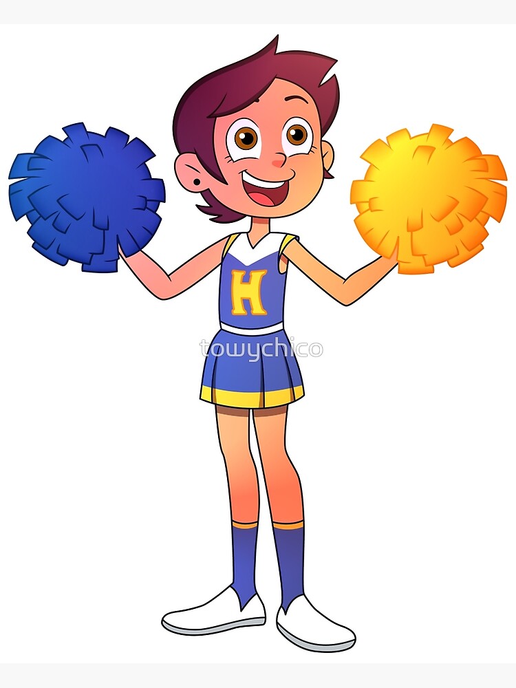 Lámina metálica «Luz porrista de Hexside- The Owl house» de towychico ...