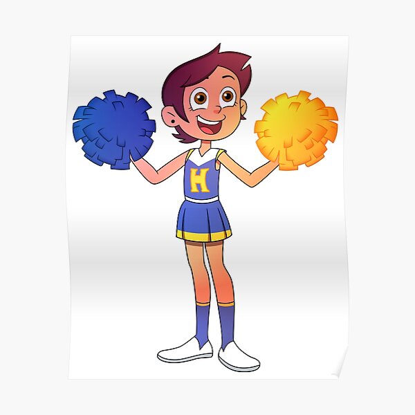 Hexside Cheerleader Luz The Owl House Poster For Sale By Towychico Redbubble