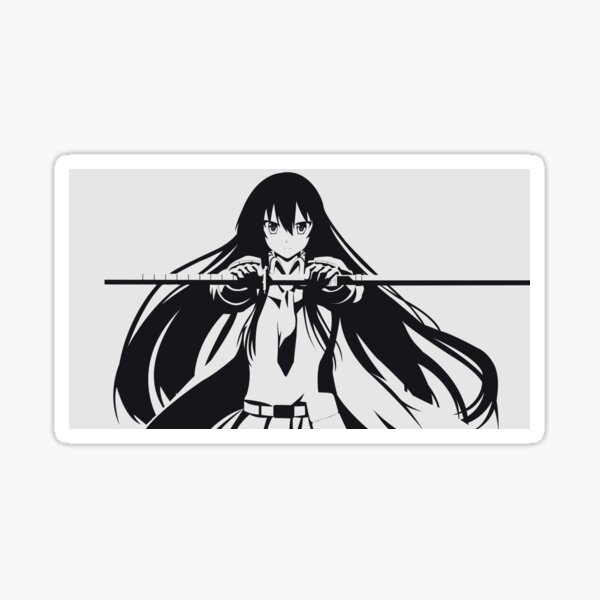 "Akame" Sticker by memphoo | Redbubble