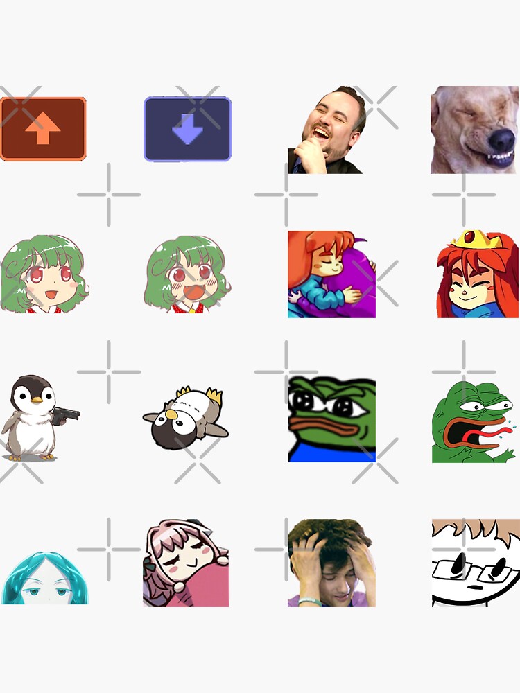 "Community Emote Pack - Cult of Rembering Happy Day" Sticker for Sale ...