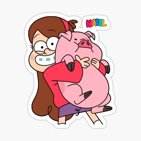 "Mabel sticker |2|. Gravity falls mask Gravity" Sticker for Sale by ...
