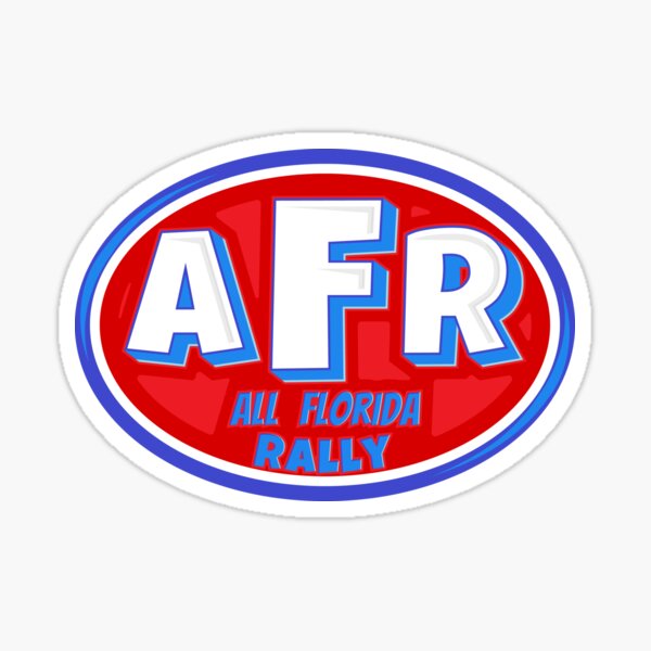 "AFR Classic" Sticker for Sale by AllFloridaRally | Redbubble