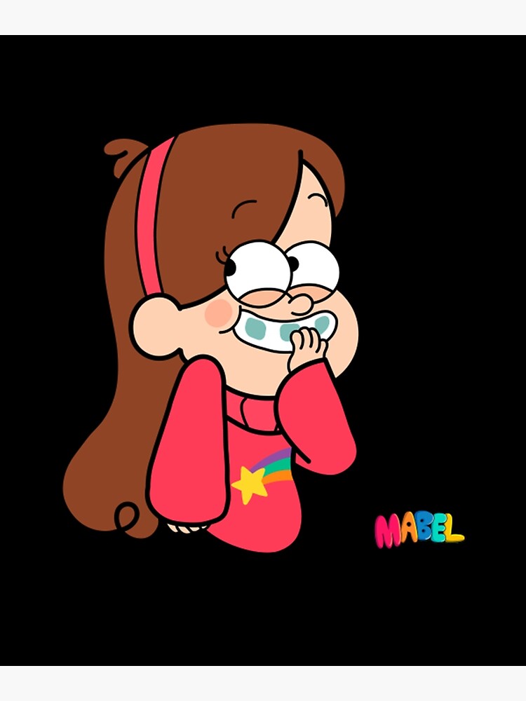 Mabel Sticker. Gravity Falls Mask Gravity Falls Premium Matte Vertical ...