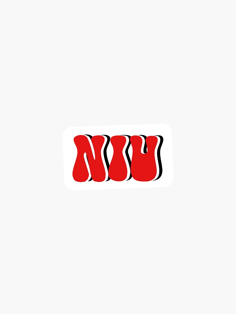 "niu" Sticker for Sale by maddielowery | Redbubble