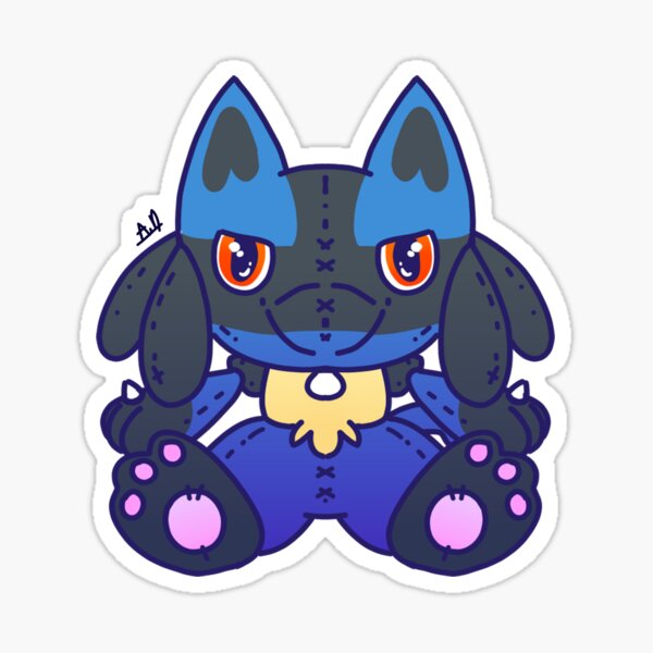 Lucario Pokemon Stickers | Redbubble