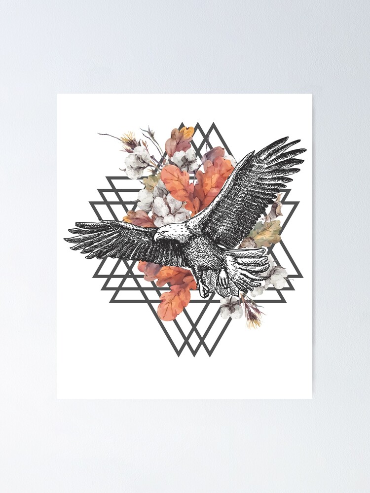 "Boho Eagle" Poster for Sale by LuMiJaCommerce | Redbubble