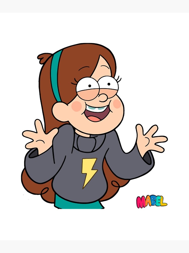 "Mabel sticker | 3 | Gravity falls mask Gravity" Poster for Sale by ...