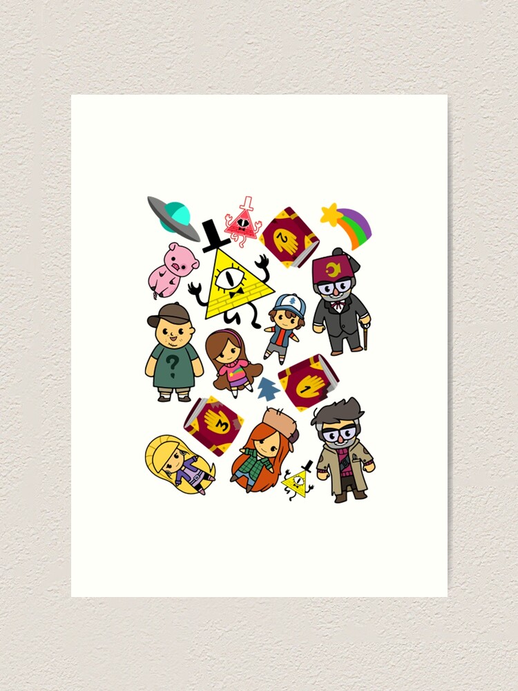 "Gravity Team Gravity Falls" Art Print for Sale by Biancacoesens ...