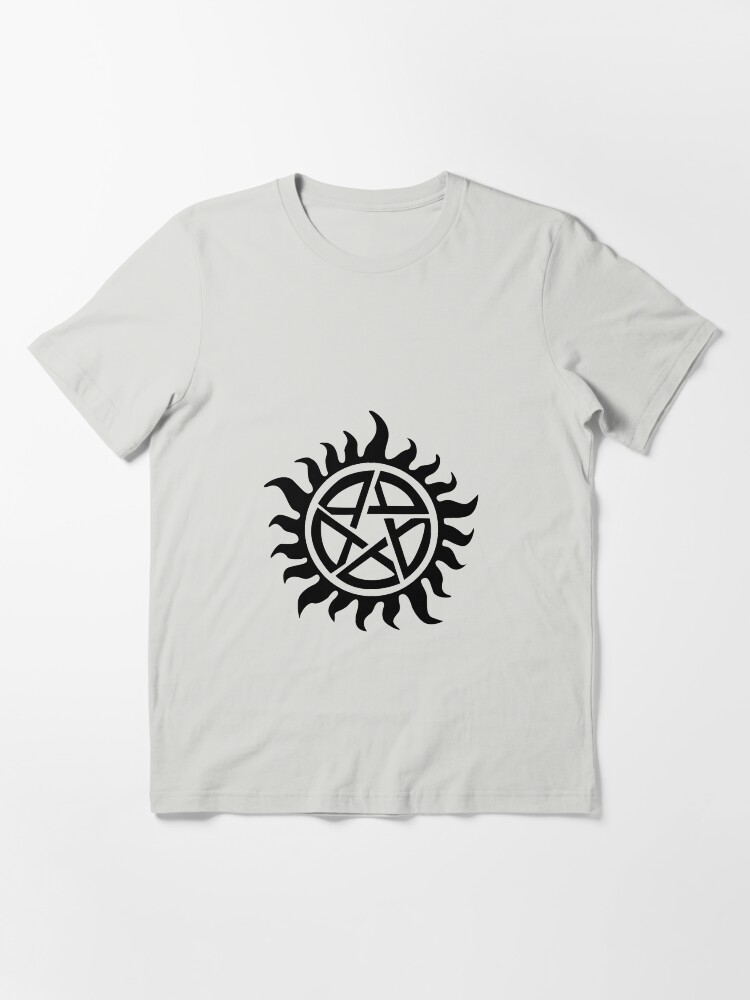 "Supernatural Demon Possession Protection [BLACK]" T-shirt for Sale by ...