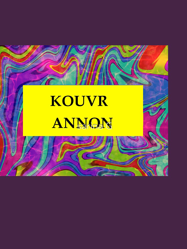 "kouvr annon " T-shirt for Sale by SarinaGounden | Redbubble | kouver ...