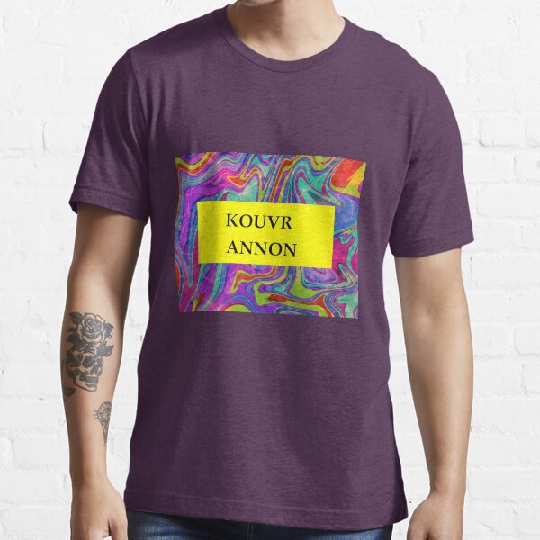 "kouvr annon " T-shirt for Sale by SarinaGounden | Redbubble | kouver ...