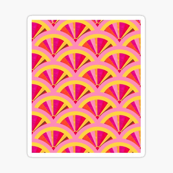 "Retro Sun Rays" Sticker for Sale by sasafulart | Redbubble