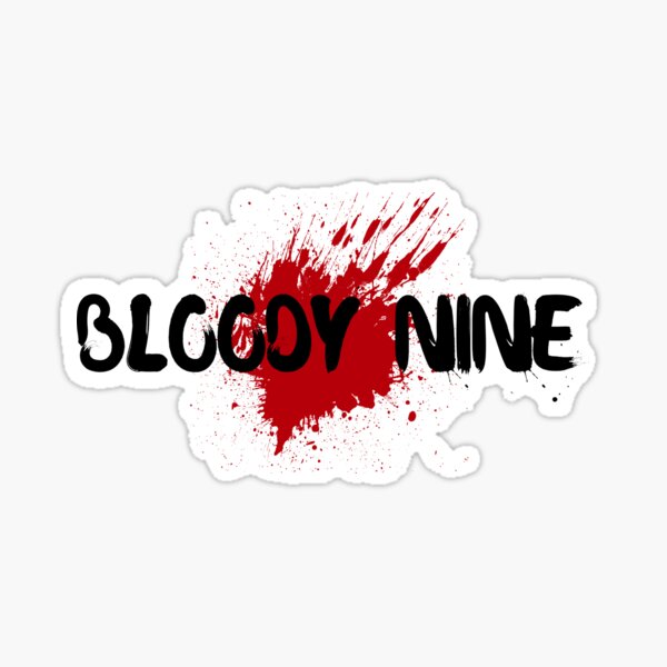 "The First Law Bloody Nine" Sticker for Sale by CeasarBratz | Redbubble