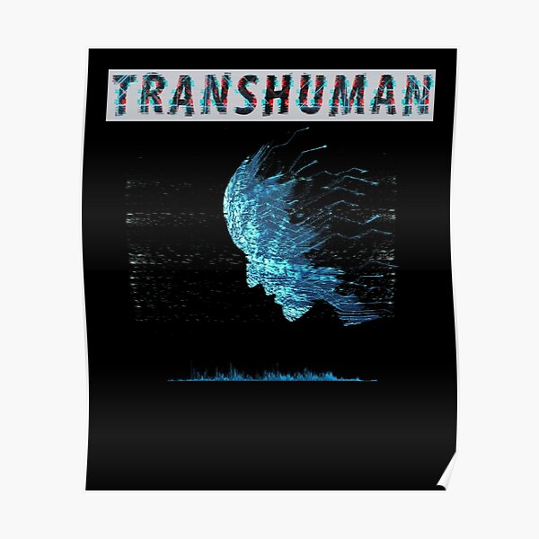 "Transhuman Aesthetic Vaporwave Otaku Retro Kawaii Meme" Poster by ...