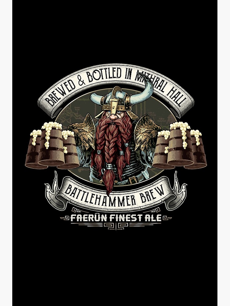 "Mithral Hall Battlehammer Brew Bruenor Faerun Dwarf Fourthpeak Frost ...