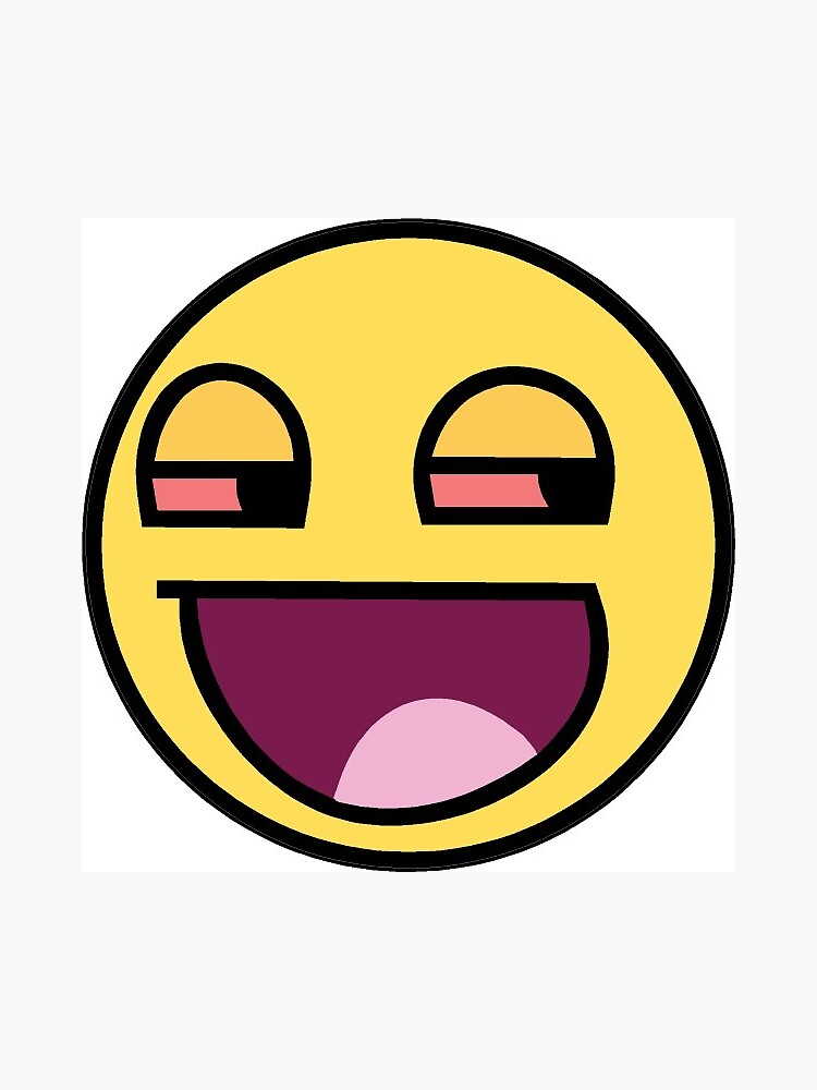 "High Ouid Epic Face " Sticker for Sale by 1Shysteen1 | Redbubble