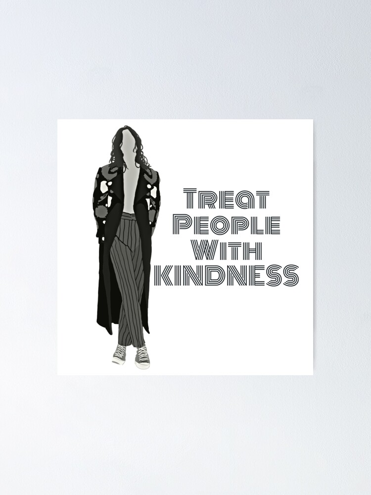 "Harry Styles Treat People With Kindness Design " Poster for Sale by ...