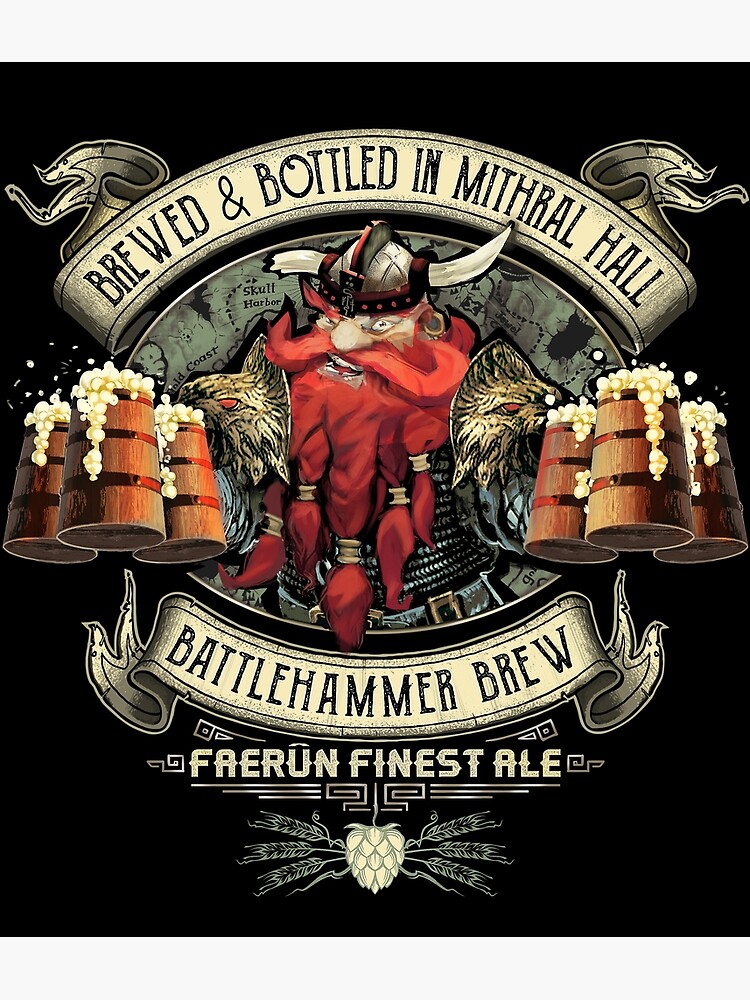 "Mithral Hall Battlehammer Brew Bruenor Faerun Dwarf Fourthpeak Frost ...
