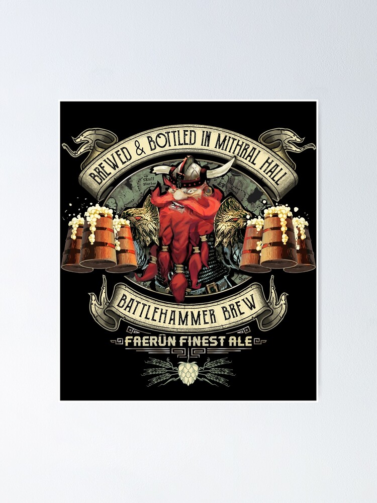 "Mithral Hall Battlehammer Brew Bruenor Faerun Dwarf Fourthpeak Frost ...