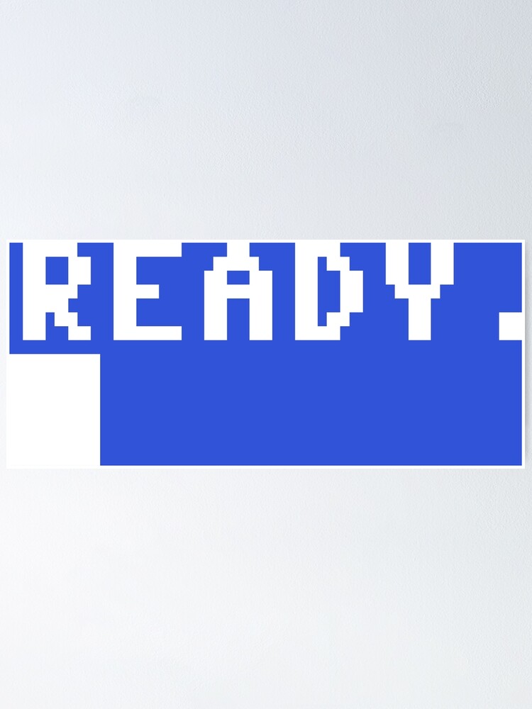 "Commodore 64 - C64 - Ready." Poster by FrozenLip | Redbubble