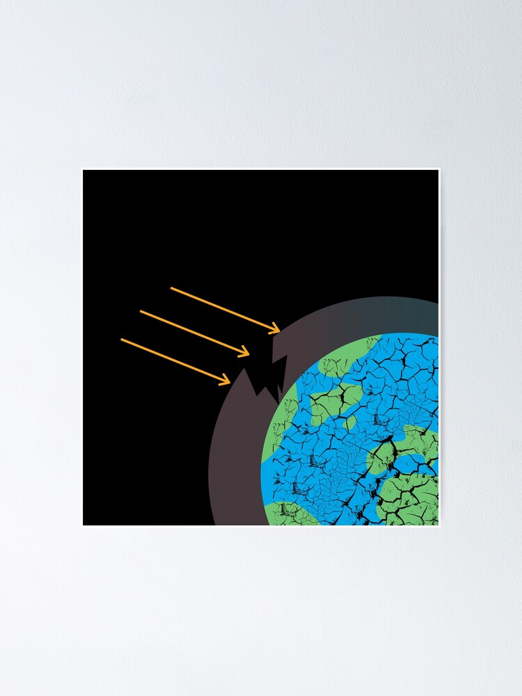 "Protect the Ozone Layer Sticker" Poster for Sale by Chifield | Redbubble