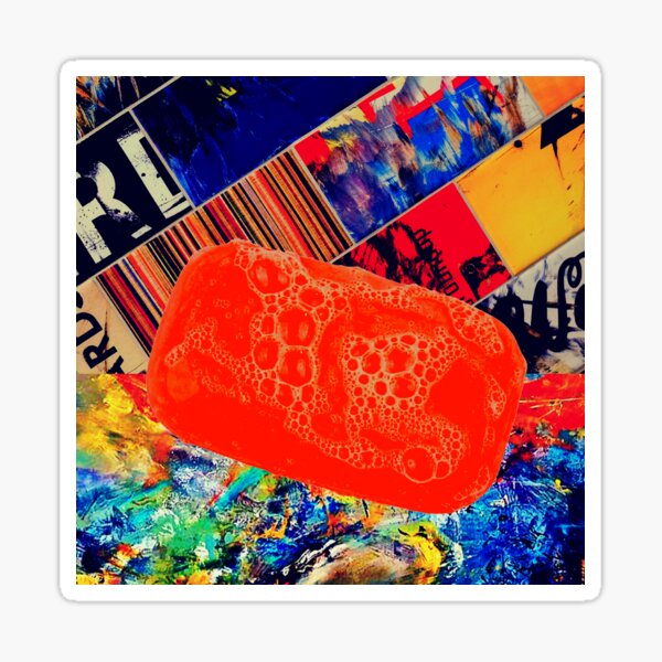 "SOAP COLLAGE POSTER" Sticker by mistivelvet | Redbubble