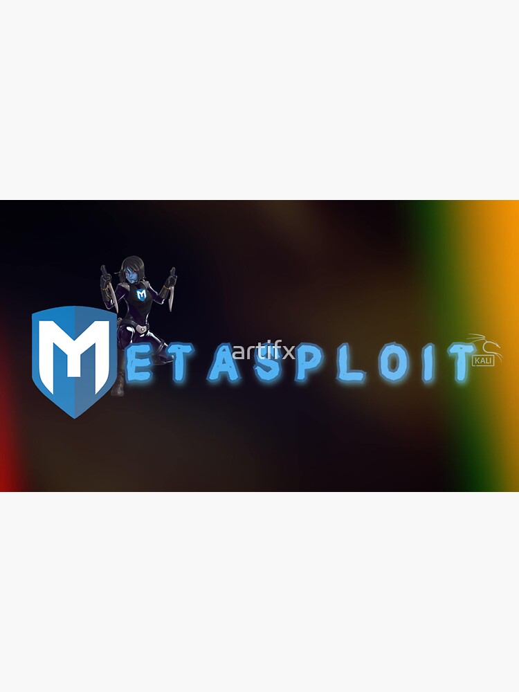 "Metasploit art with Kali linux" Sticker for Sale by artifx | Redbubble