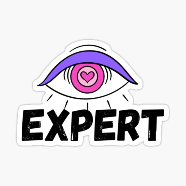 "Eye Expert" Sticker for Sale by ArfinS | Redbubble