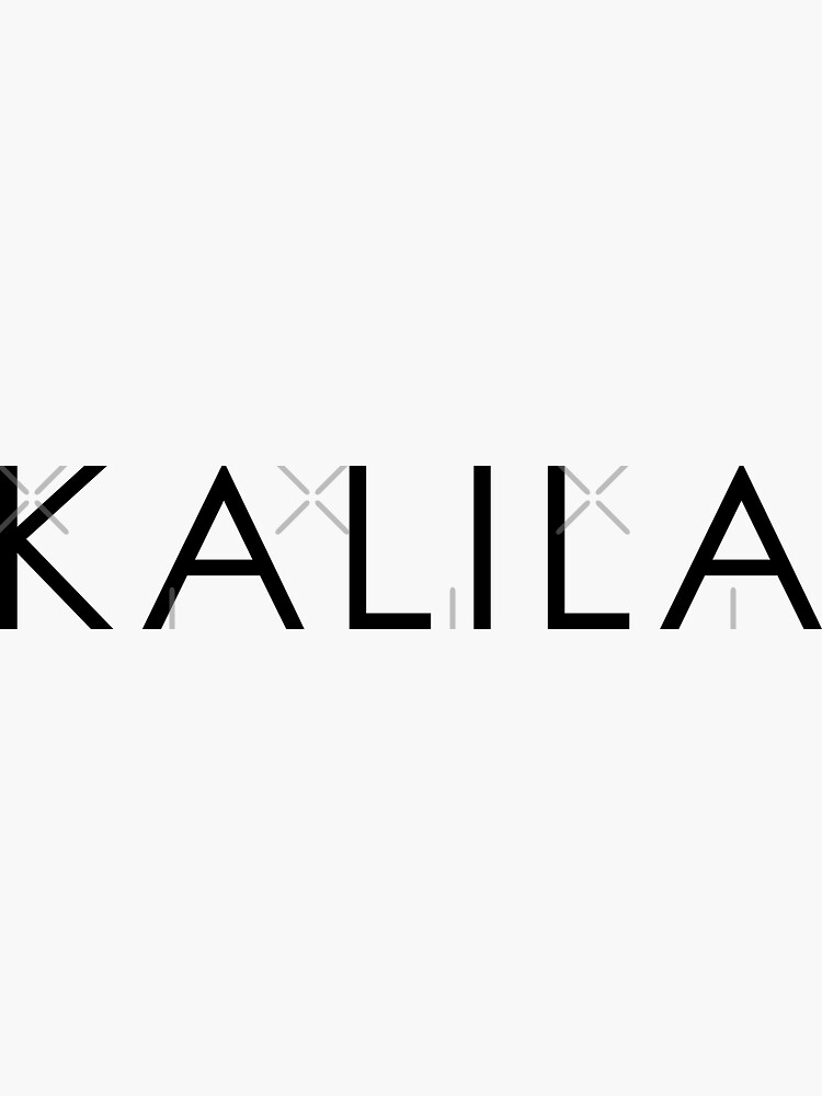 "Kalila Design" Sticker by julismerch | Redbubble
