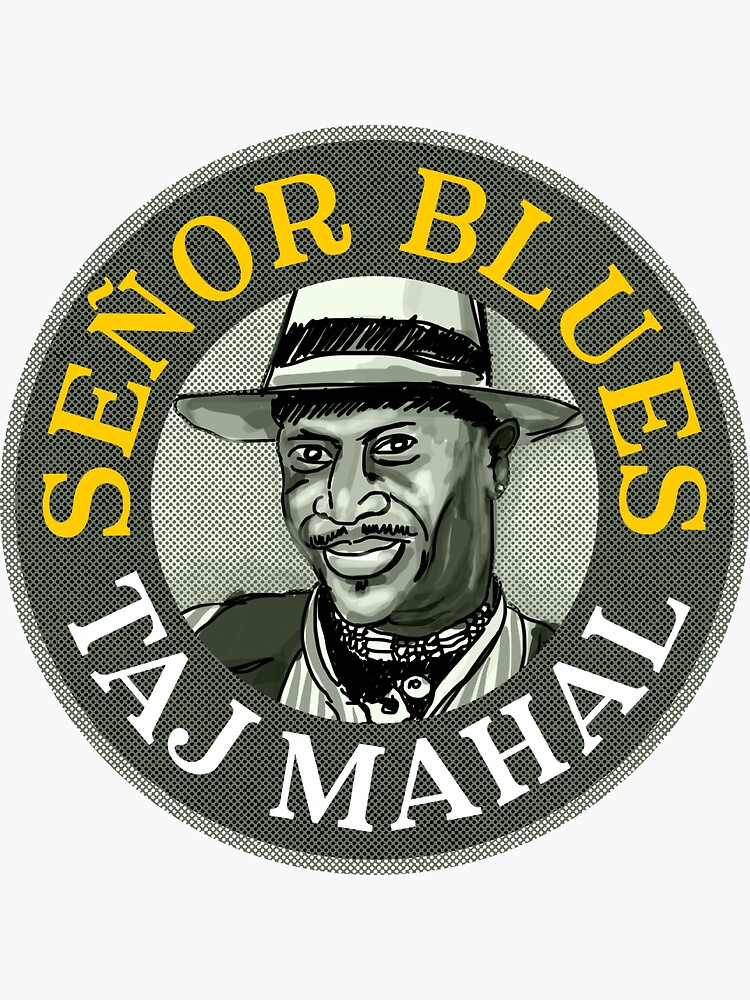 "MR BLUES" Sticker for Sale by FunkyMules | Redbubble