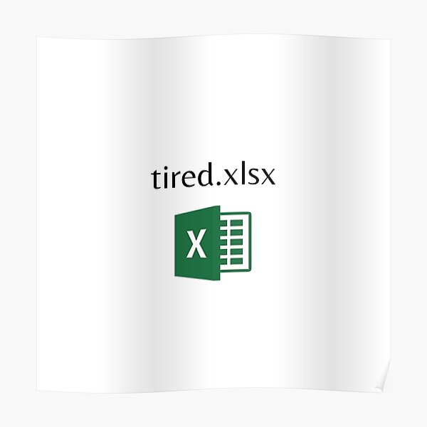 Excel Meme Posters | Redbubble