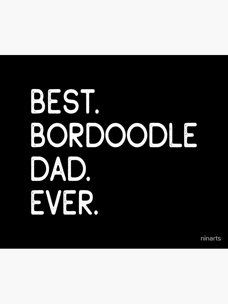 "Bordoodle Border Poodle Borpoo Borderpoo" Poster by ninarts | Redbubble