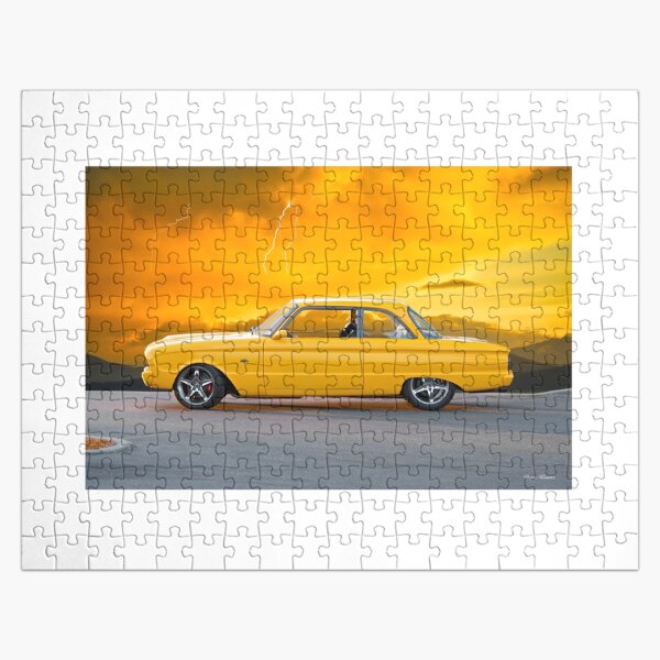 "1961 Ford Falcon 'Custom Coupe'" Jigsaw Puzzle for Sale by DaveKoontz ...