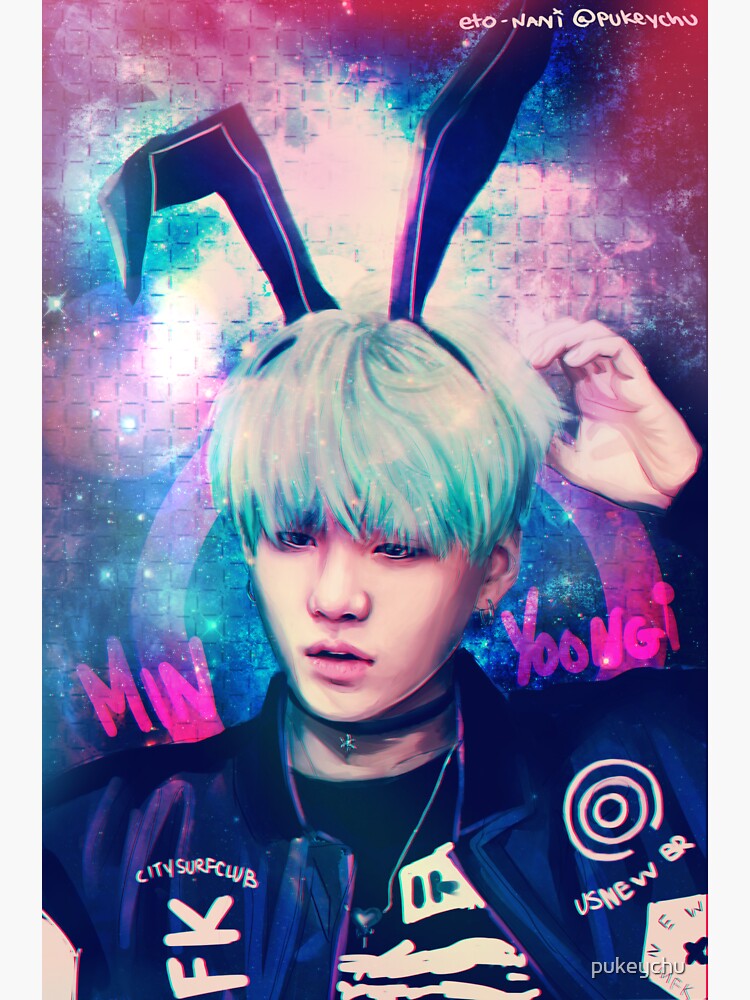 "min yoongi" Sticker by pukeychu | Redbubble