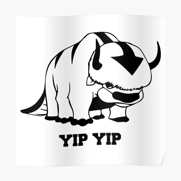 "Yip Yip Appa Avatar The Last Airbender" Poster by fati4art | Redbubble