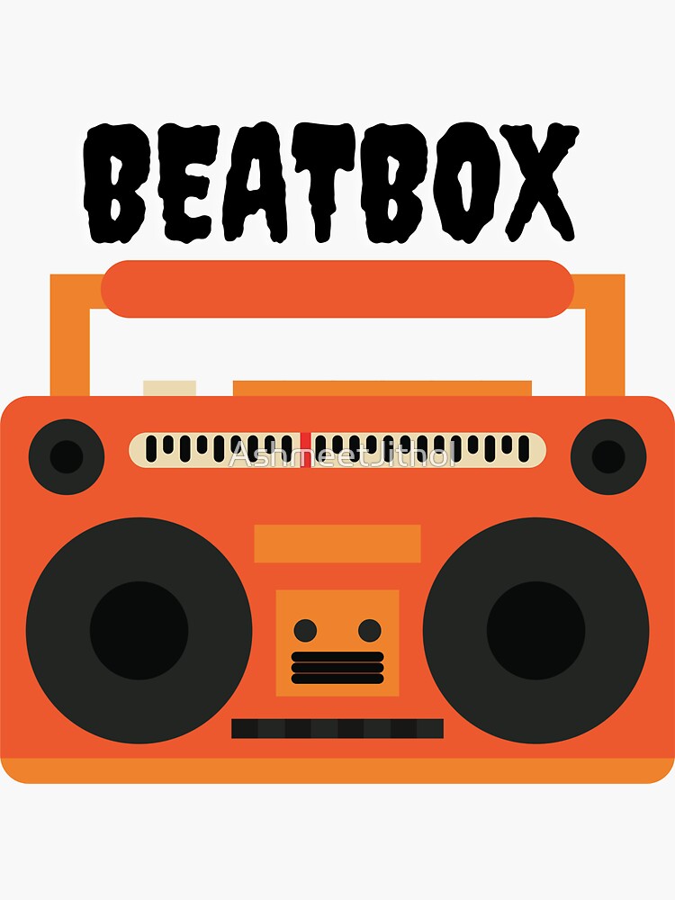 Sticker « Designs graphiques cool Beatbox hip hop », par AshmeetJithol ...