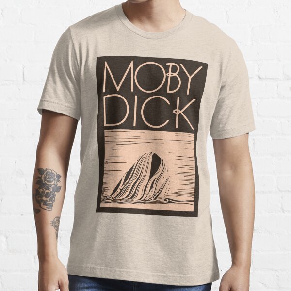 "Retro Art Deco Moby Dick book cover art " T-shirt for Sale by aapshop ...