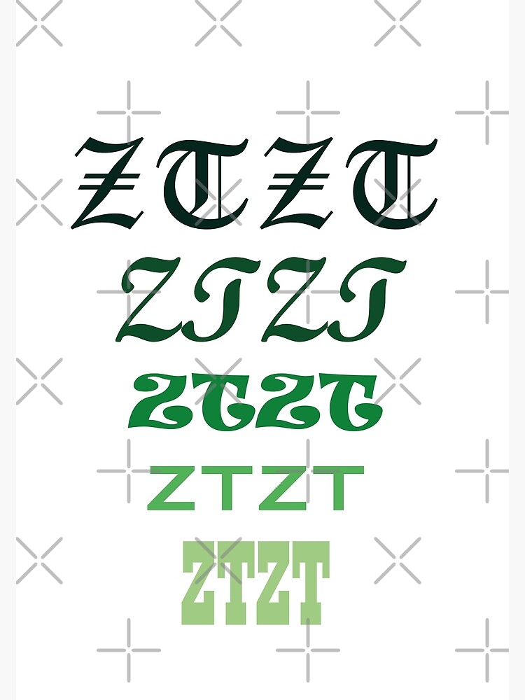 " ZTZT Design All Stars Green - Perfect Gift - Funny Meme " Poster by ...