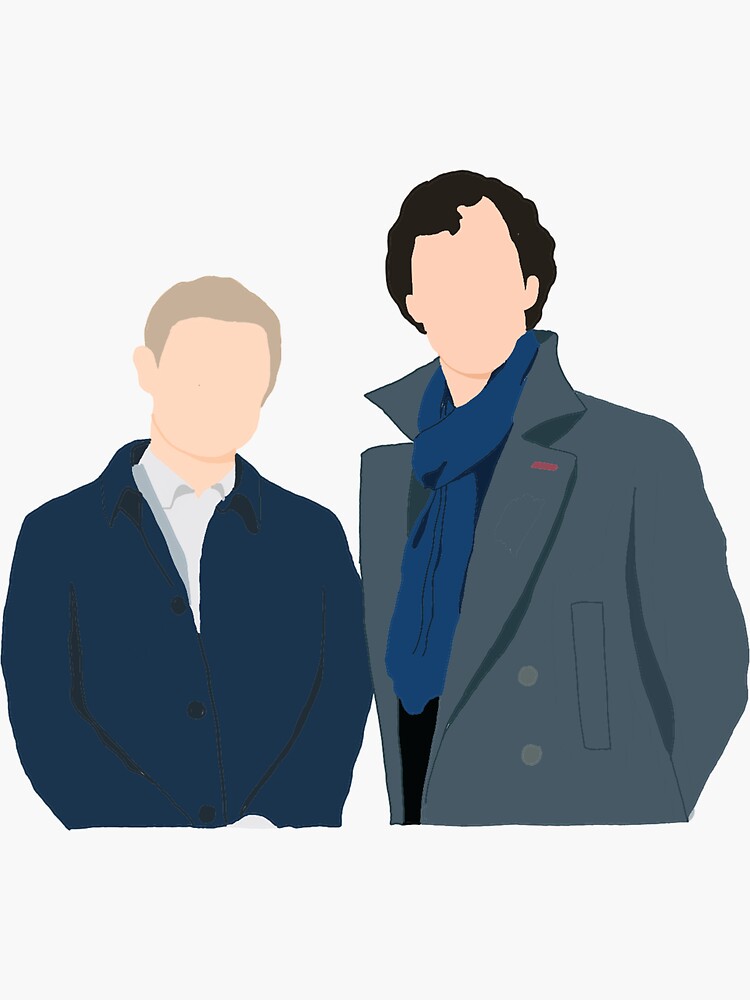 "Sherlock " Sticker by moviedomsticker | Redbubble
