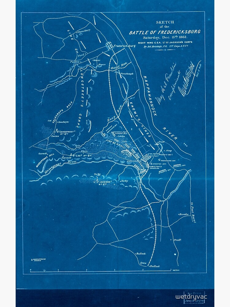 Civil War Maps 1637 Sketch of the battle of Fredericksburg Saturday Dec ...