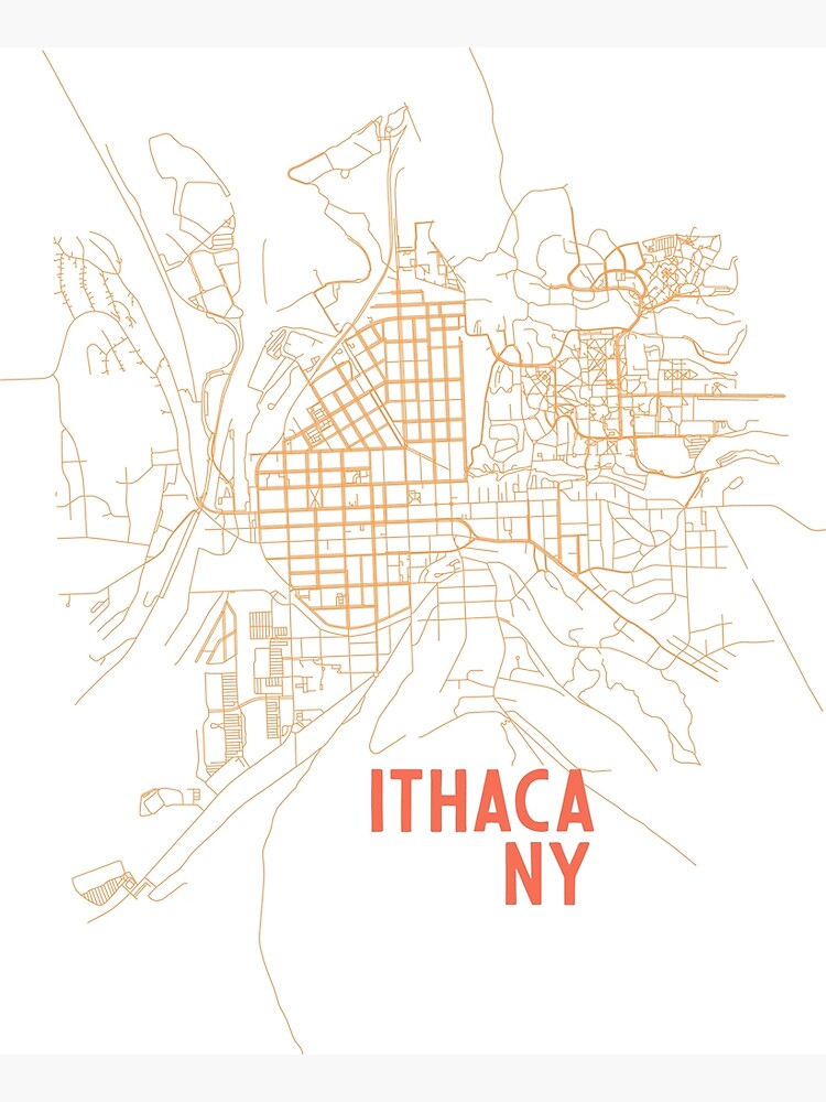 Ithaca Map Maps Of Ithaca Metro Area New York Marketmaps.com
