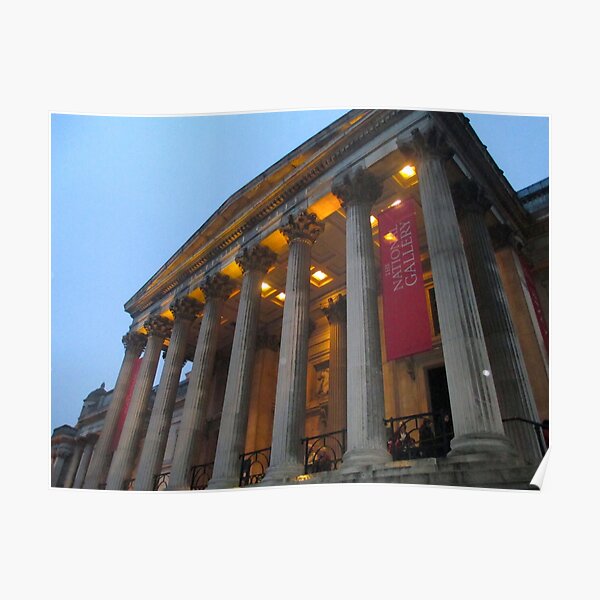"The London National Gallery" Poster for Sale by A-Morrell-Art | Redbubble