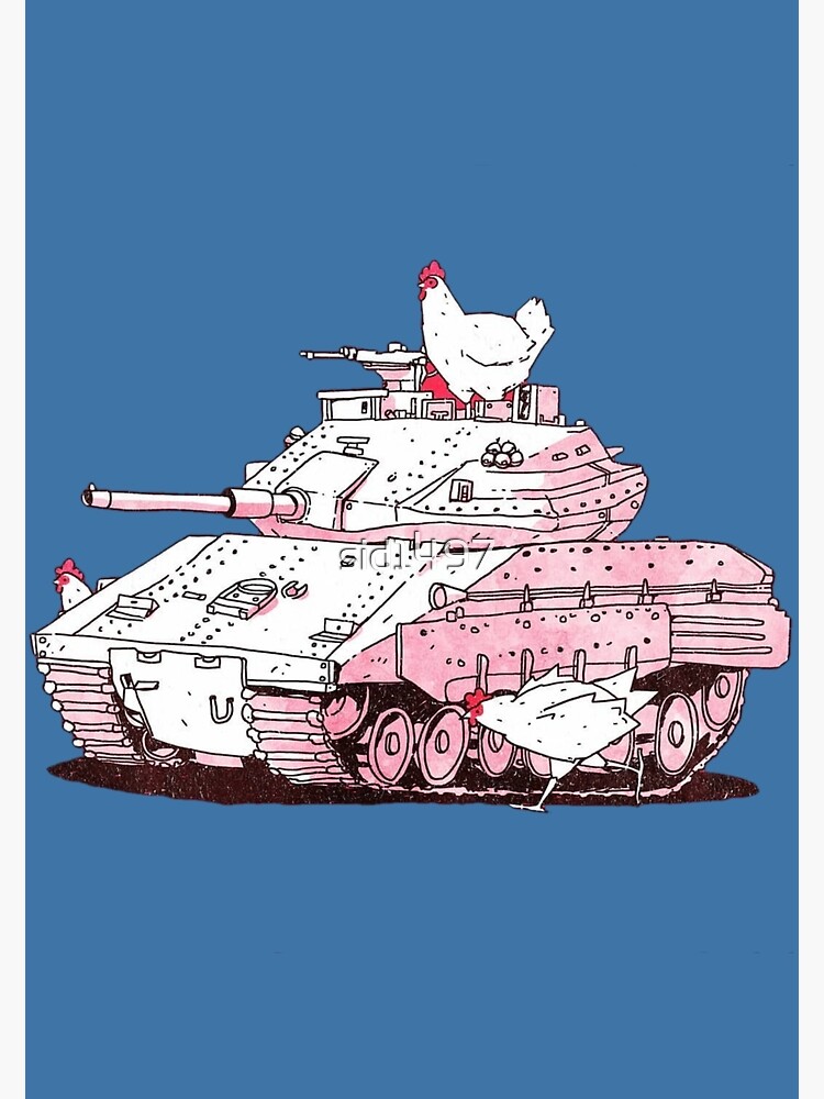 "Chicken tank" Poster by sid1497 | Redbubble
