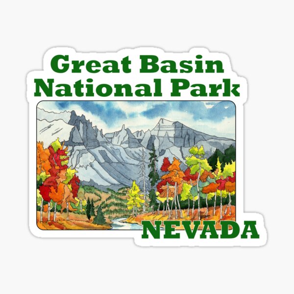 "Great Basin National Park, Nevada" Sticker for Sale by margaretbucklew ...