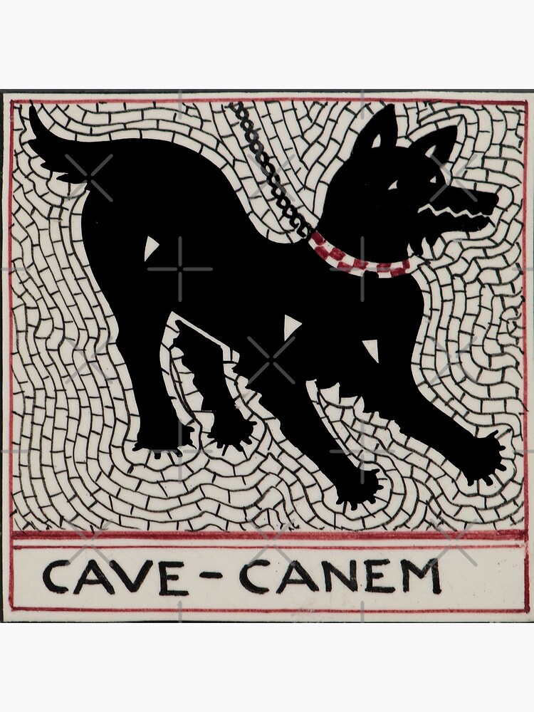 "Cave canem" Poster by Mythos57 | Redbubble
