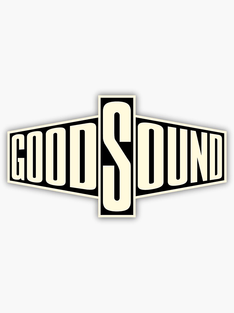 "Vintage Good Sound" Sticker for Sale by felinson | Redbubble