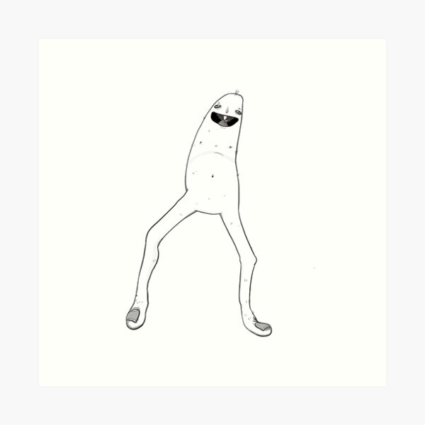 "Tippy toes" Art Print by BrowneSquiggles | Redbubble