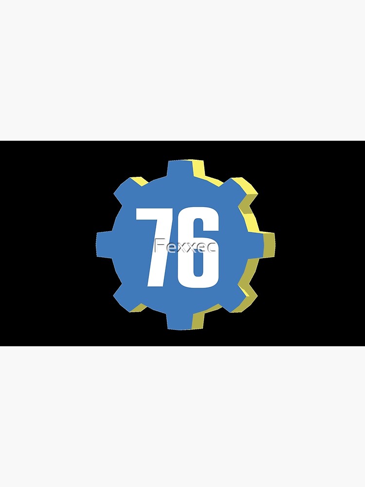 "Fallout 76 Logo (2 of 2 - black)" Poster for Sale by Fexxec | Redbubble